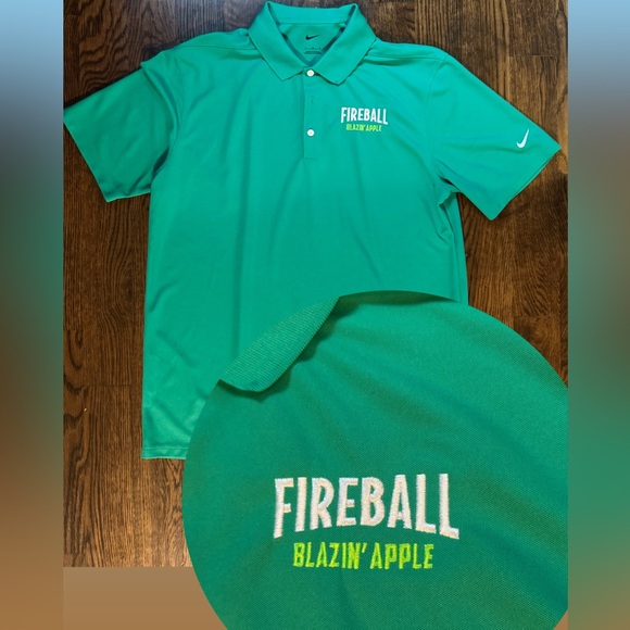 Nike | Shirts | Fireball Blazin Apple Nike Polo | Poshmark